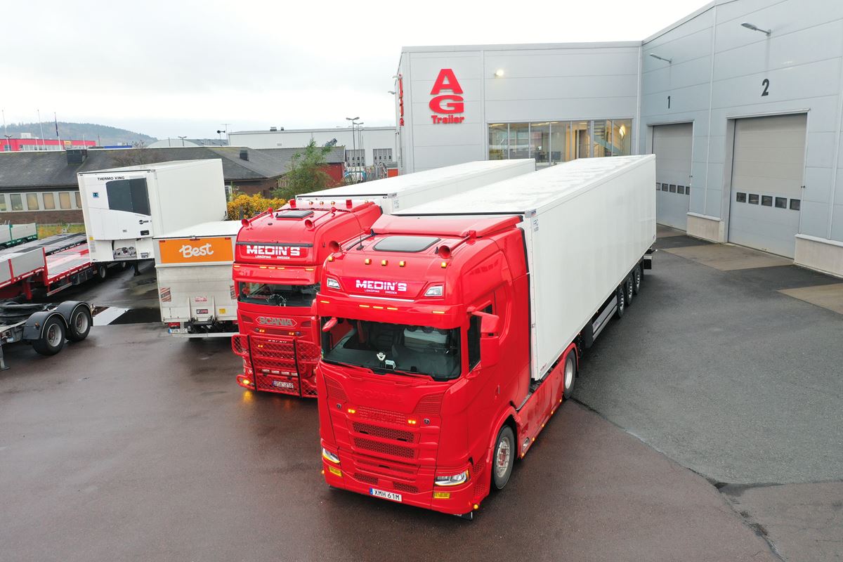 Frystrailers levererade till Toveks | AG Trailer®